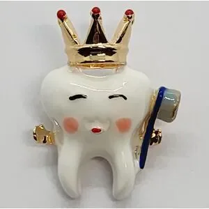Jewelry | Tooth Brooch Cartoon Style Crown Toothbrush Dentist Dental ...